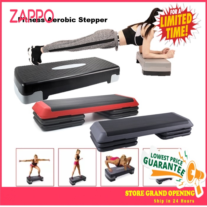 ZAPPO Fitness Adjustable Aerobic Step Board Stepper Exercise Board ...