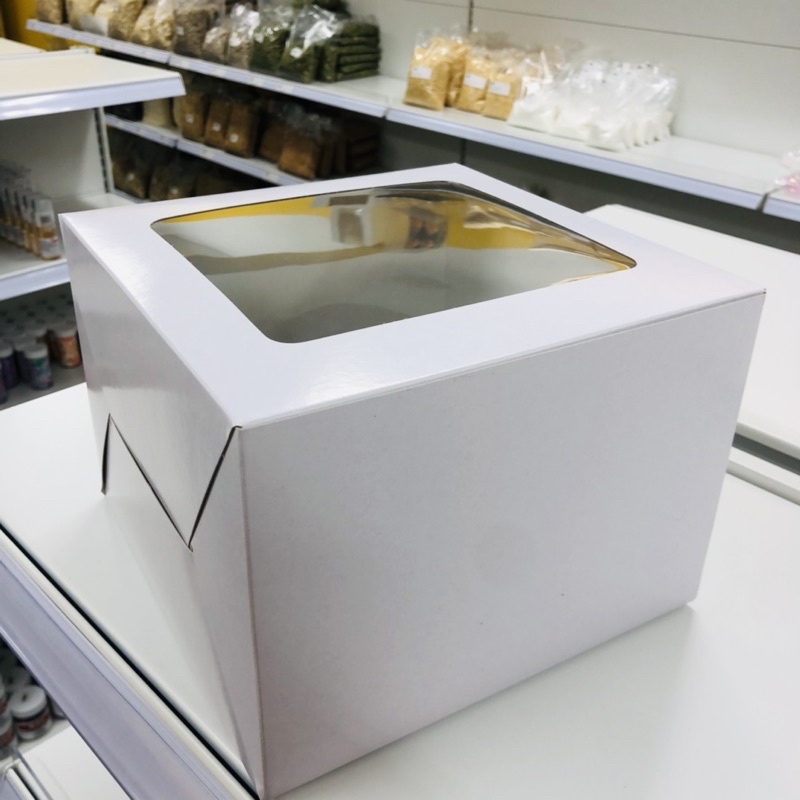 WHITE Window Boxes 9x9x6.5 inch[HIGH QUALITY] | Shopee Malaysia