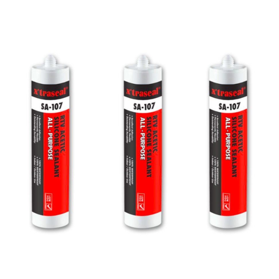 X'TRASEAL SA-107 ALL PURPOSE ACETIC RTV SILICONE SEALANT/ 280G | Shopee Malaysia