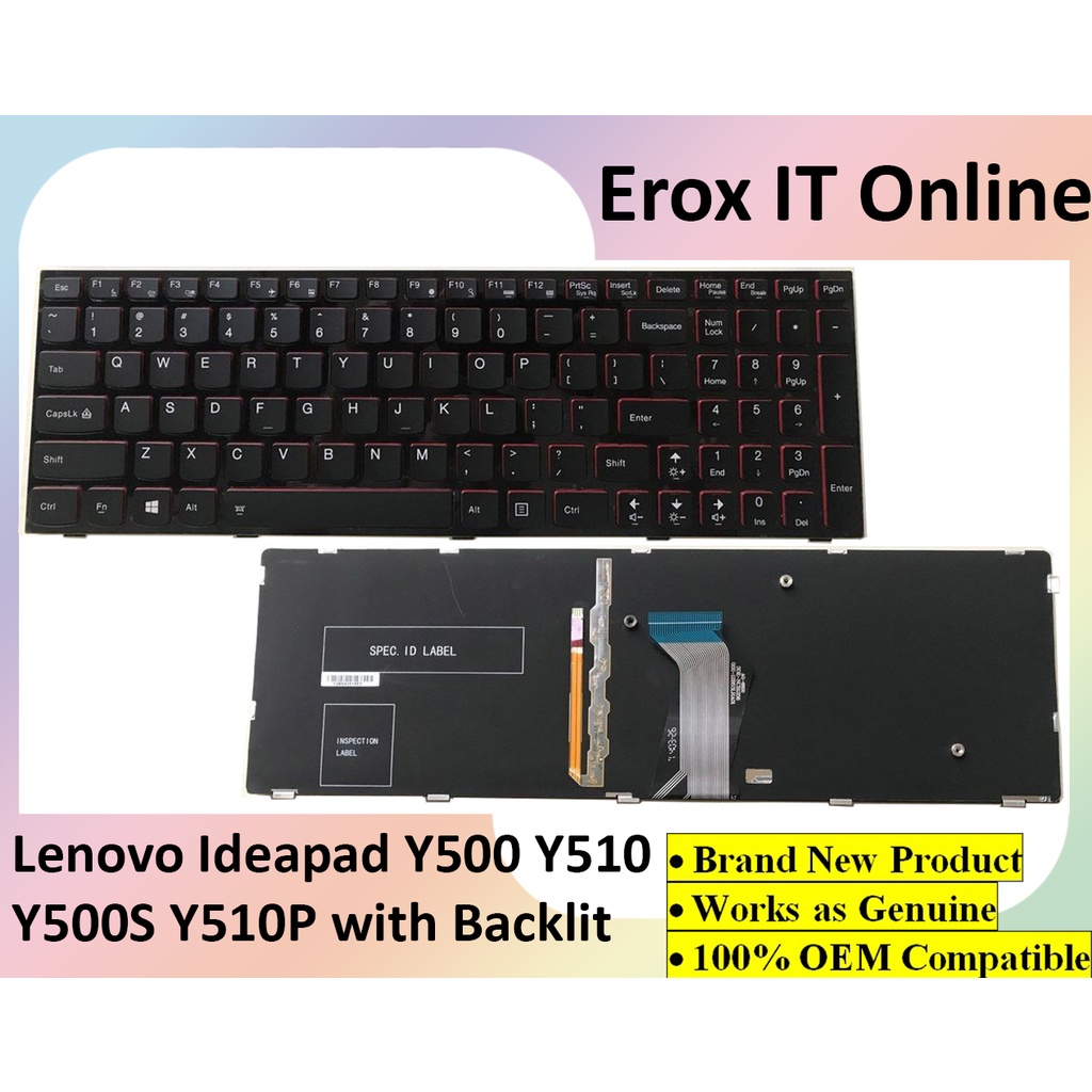 Lenovo IdeaPad Y510 Y510P Y510PA Y510PT Keyboard | Shopee Malaysia