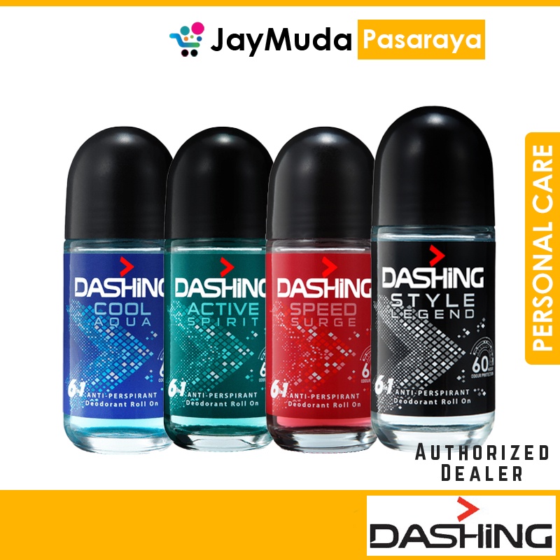 Dashing Deodorant Roll on 50ml 60H Odour Protect Anti Perspirant Cool ...