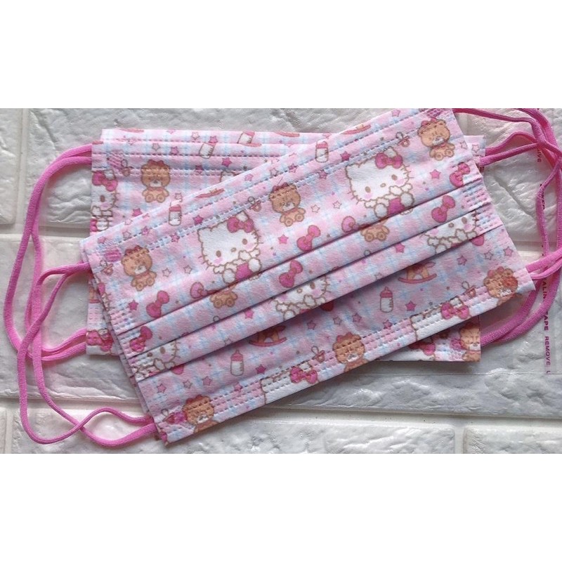 HELLO KITTY DISPOSABLE FACE MASK-1PACK-50PCS | Shopee Malaysia
