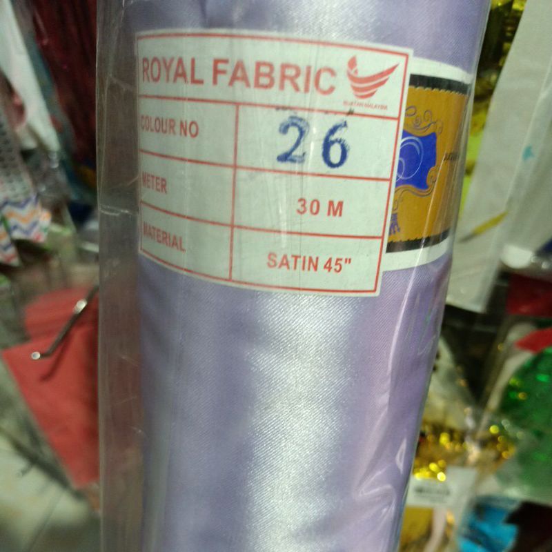 Satin Fabric / Pongee Fabric Solid Color Decoration | Shopee Malaysia