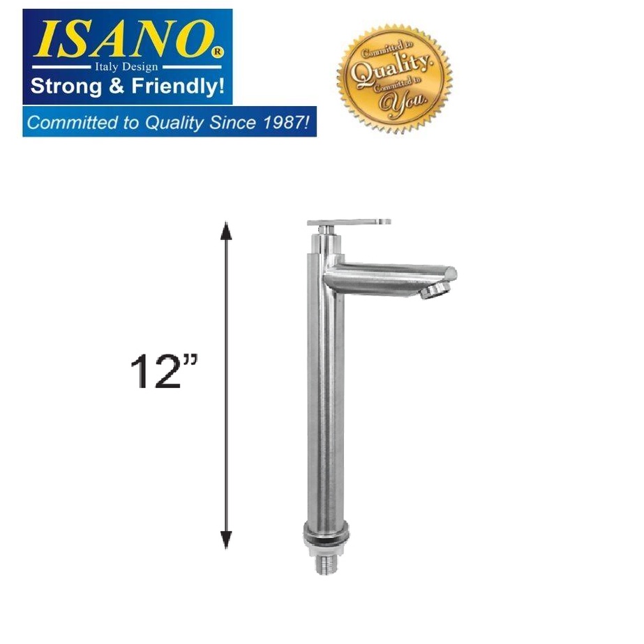 ISANO 1350PT STAINLESS STEEL PILLAR TAP 300MM | Shopee Malaysia