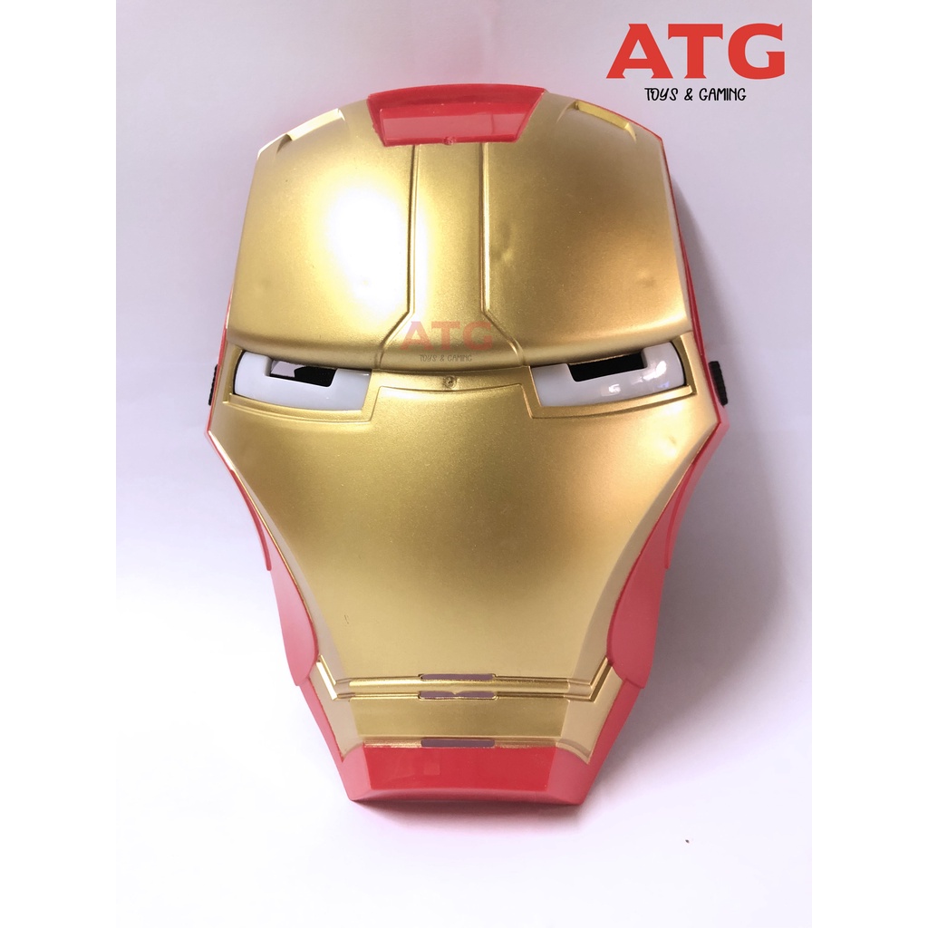 Spiderman Mask/Iron Man Mask(With Light Up)/Topeng Spiderman/Topeng ...