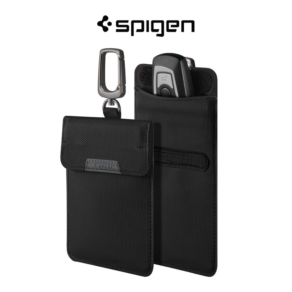 Spigen Klasden RFID Shield Pouch Anti-Theft Car Key Fob Protector Anti ...