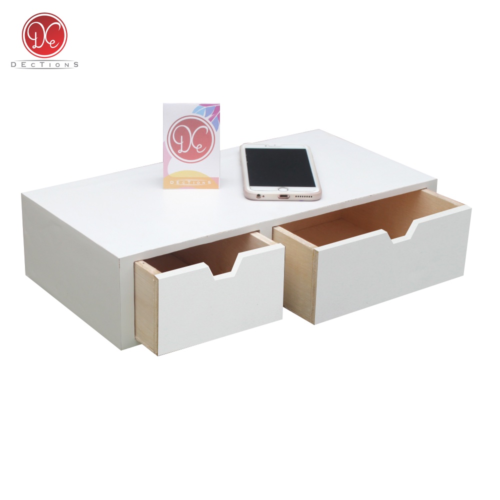 Dections Cosmetic Shelf 40x20cm Dressing Table Wall Drawer/2-Slot ...