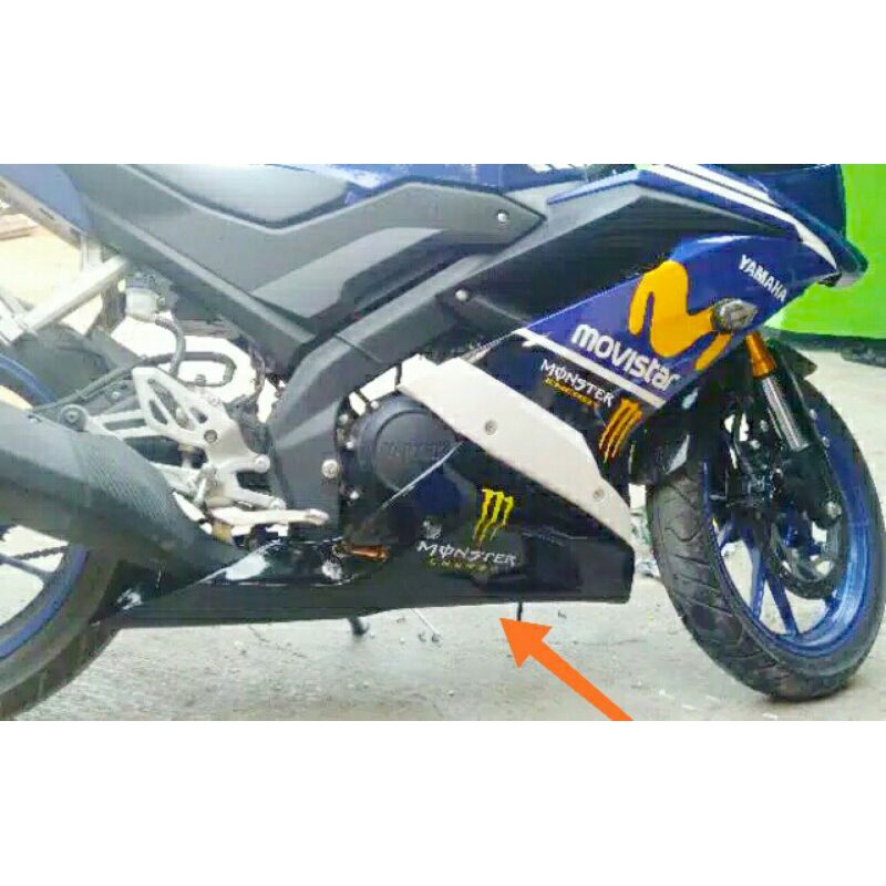 UNDERCOWL R15V3 R15 V3 BELLY PAN UNDER COVER SAMPAN ABS FAIRING BLUE ...