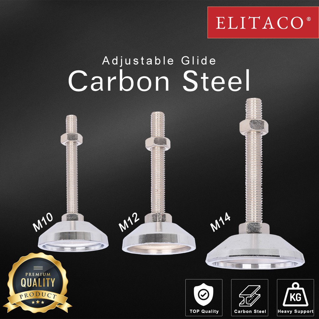 【ELITACO】Adjustable Glide Leg Screw Leg Carbon Steel Heavy Duty Table ...