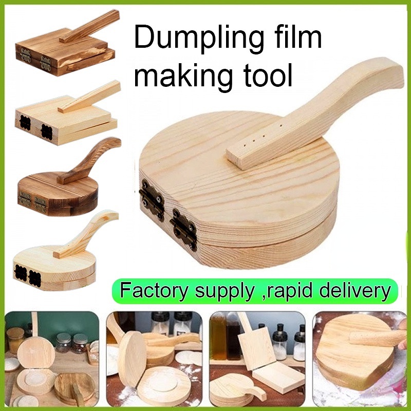 Household Pressure Dumpling Skin Pressure Plate Wooden Pressure Surface ...