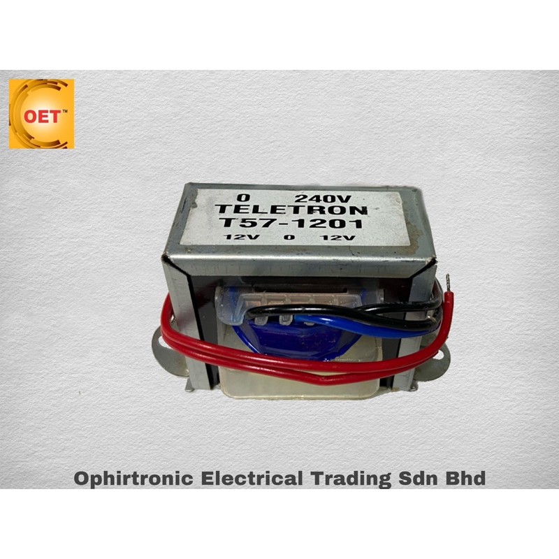 Teletron Isolated Electric Power Transformer 9V/12V/15V Isolation ...