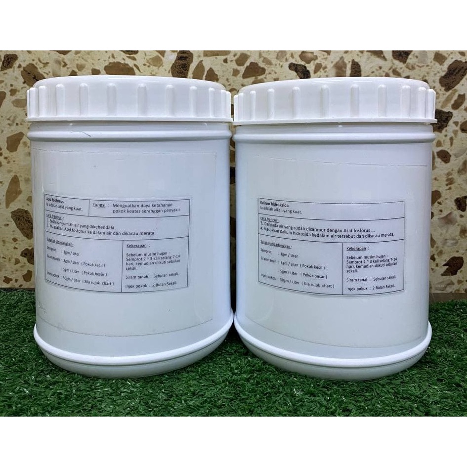 PHOSPHITE Asid Fosforus (1kg) + Kalium Hidroksida (1kg) (Menguatkan ...