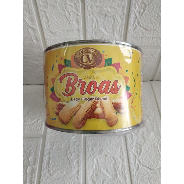 CV Broas Lady Finger Biscuit In Can (Small) | Shopee Malaysia