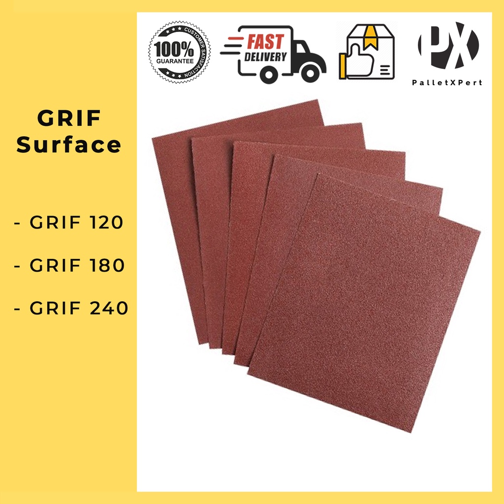 2pcs - 200mm (W) x 150mm (L) TAGA Sand Paper | Kertas Pasir | DIY ...