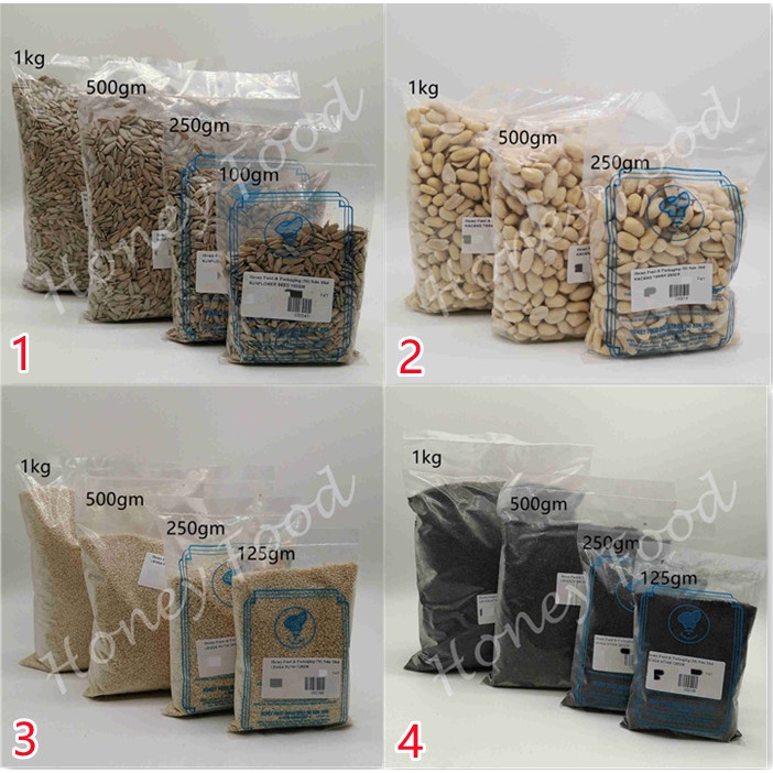 (1KG) Sunflower seed/ Peanut/ Black sesame/ White sesame/ Kuaci/ Kacang ...