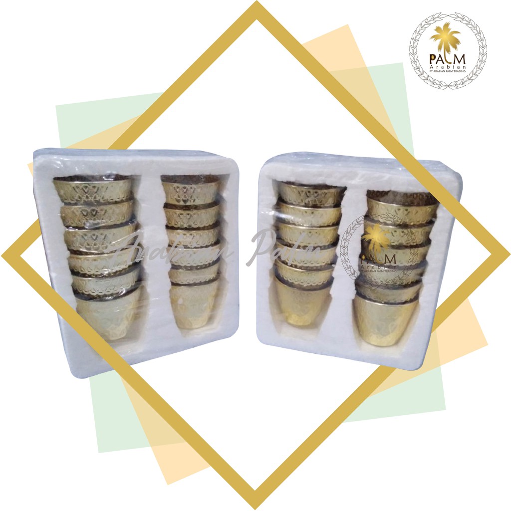 Arabic Glass - Matang Glass - Qahwa Glass / zam-zam 12 Pcs | Shopee ...