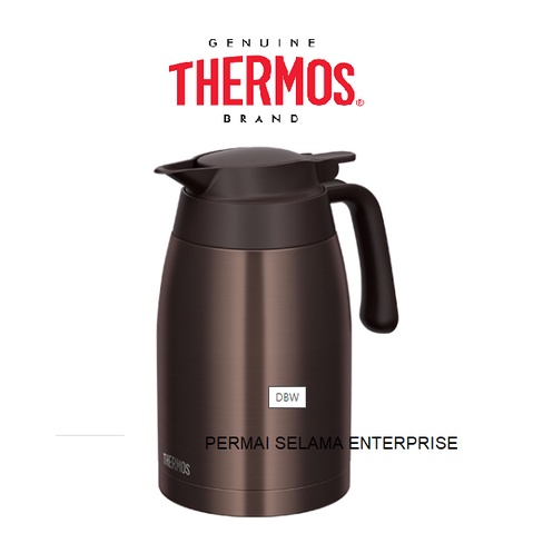 Thermos Brand 1500ml 1.5 Liter Thermos 1.5L Modern Carafe TTB-1500(SBK/DBW) | Shopee Malaysia