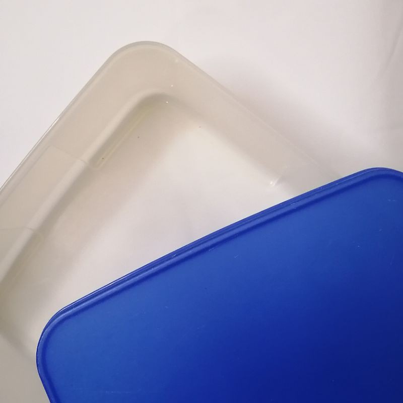 (Preloved) Tupperware Food Storage Container (Blue Color) 3.3L | Shopee ...
