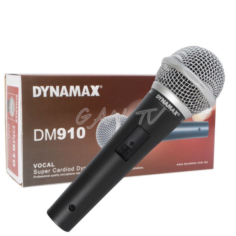 Dynamax DM910 DM-910 Vocal Super Cardiod Dynamic Karaoke Handheld Hand ...