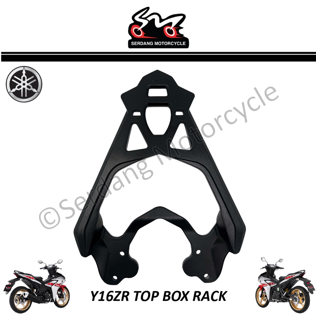 Top Rack Yamaha Y16 for Box Kotak Motorcycle Rak Pemegang Kurungan Cargo Holder Shelf Bracket ...