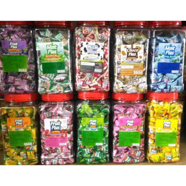 Fruit Plus Chewy Candy (1kg x 350 pcs) | Shopee Malaysia