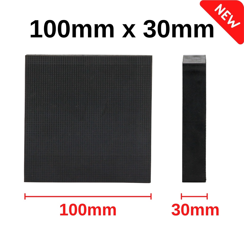 Universal Floor Jack Cushion Rubber Pad Round Type Car Rail Adapter ...