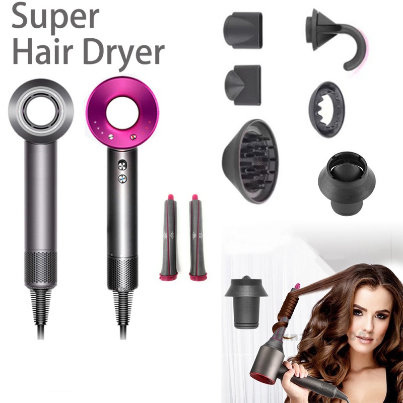 Professional Hair Dryer With Flyaway Attachment Negative Ionic Premium ...