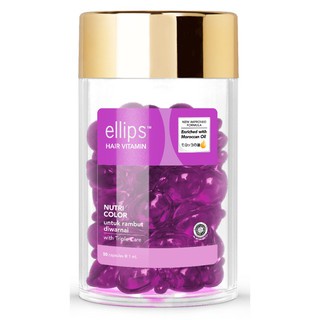 51-ELLIPS Hair Vitamin Nutri Color With Moroccan Oil 50s (Purple ...