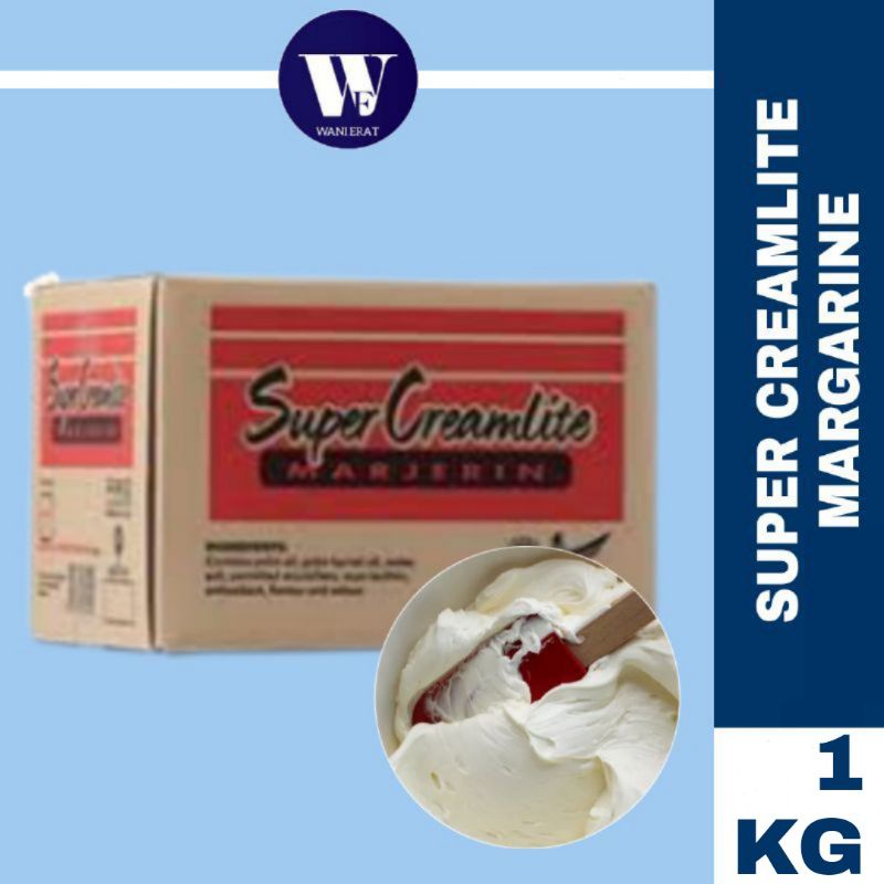[1KG] SUPER CREAMLITE FOR BUTTERCREAM | MARJERIN PUTIH | NEW ADELA ...