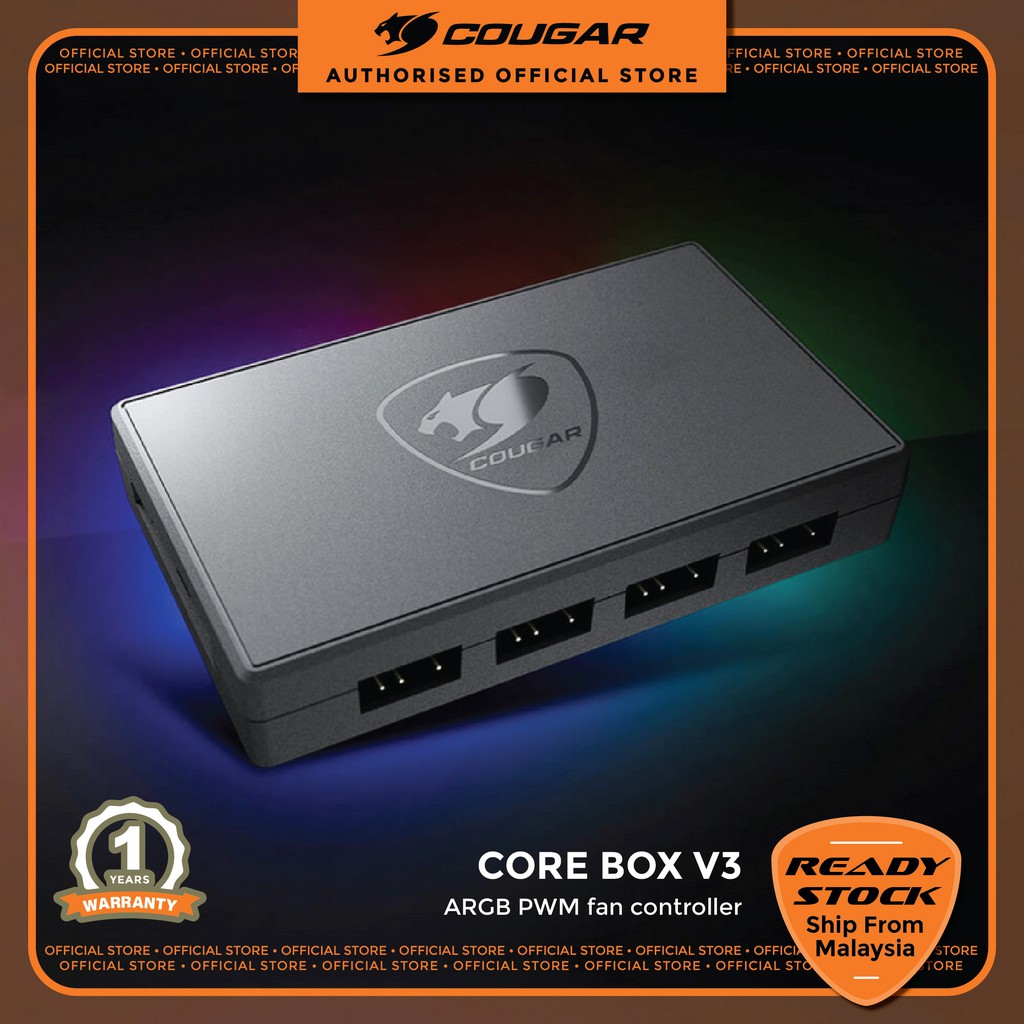 COUGAR CORE BOX V3 exclusive ARGB PWM fan controller | Shopee Malaysia