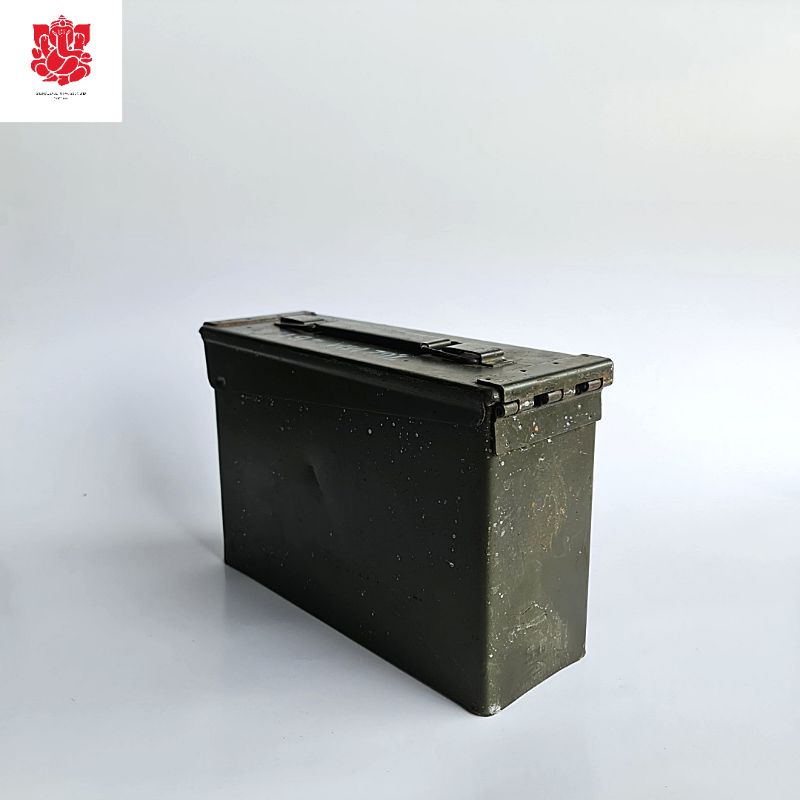 (S) Vintage Army Ammo Box Toolbox | Peti Peluru | Multipurpose Toolbox ...