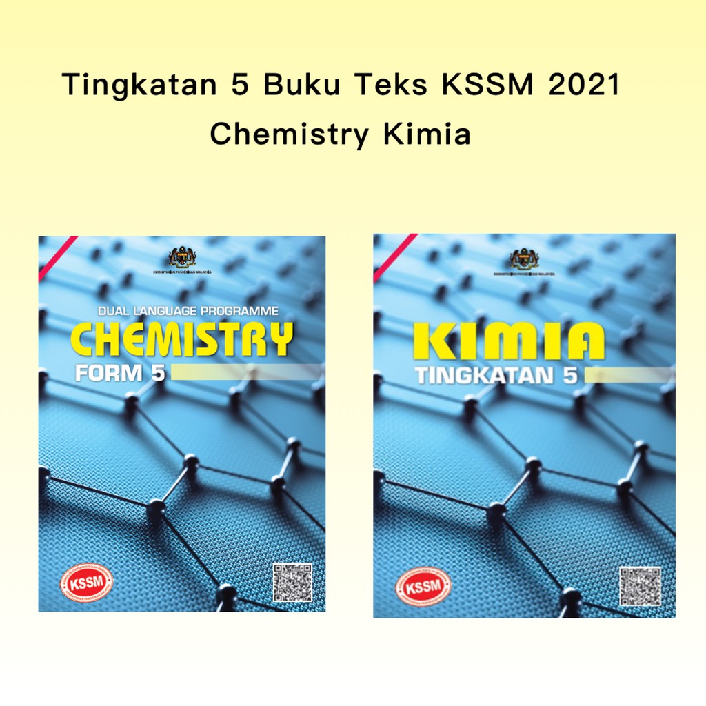 【Buku Teks】Tingkatan 5 Kimia / Chemistry KSSM 2021 - Form 5 Textbook | Shopee Malaysia