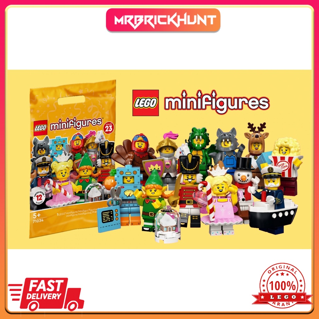 [MrBrickHunt] Lego 71034 Minifigures Series 23 Complete Set | Shopee Malaysia