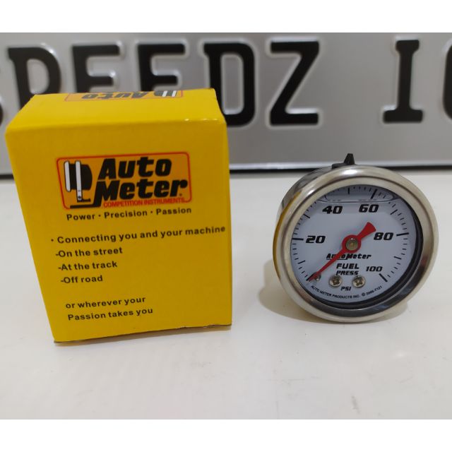 Autometer Fuel Pressure Regulator Setting Meter Gauge | Shopee Malaysia