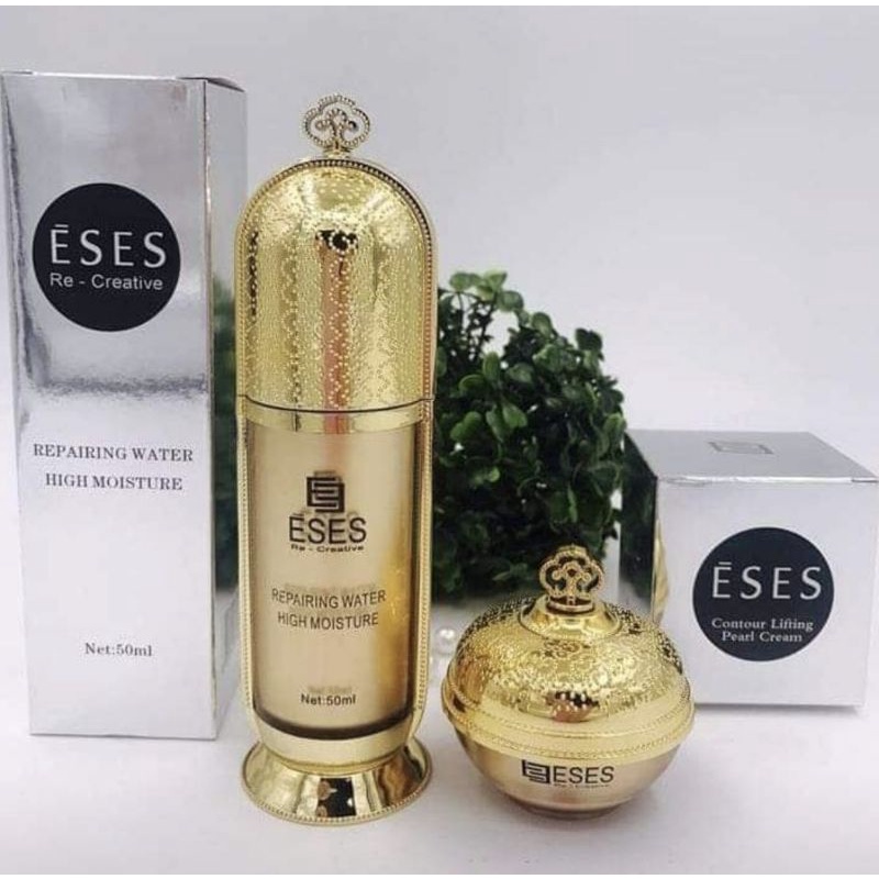 最新金瓶包装💕2020 NEW PACKING 100% KOREA ESES PEARL CREAM ESES REPAIRING WATER eses珍珠膏 eses修复水 eses保湿水 ...