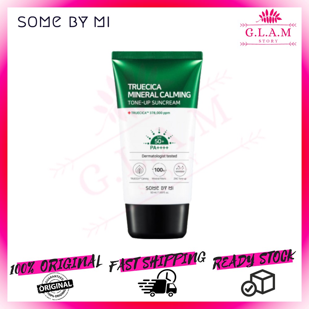SOME BY MI Truecica Mineral Calming Tone up Suncream 50ml SPF50+ PA ...