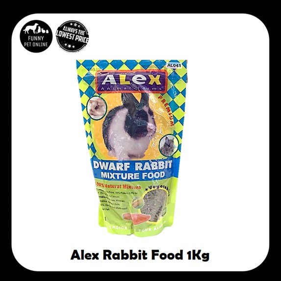 🔥ALEX RABBIT FOOD MIXTURE 1kg🔥 | Shopee Malaysia