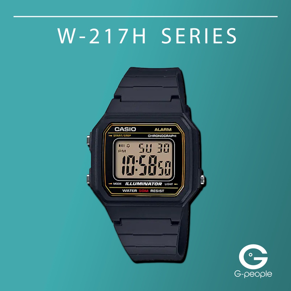 CASIO W-217H-9AV / W-217H-9A / W-217H DIGITAL WATCH 100% ORIGINAL ...