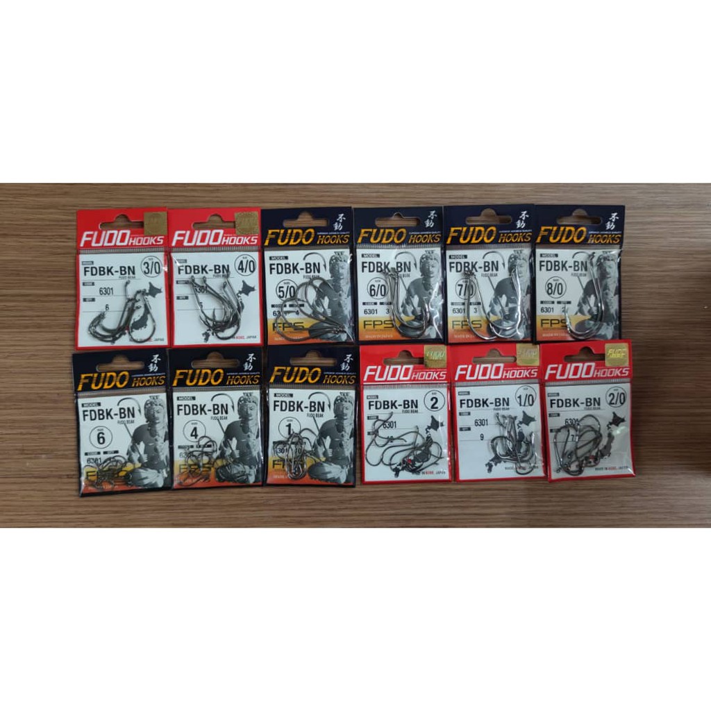 FUDO HOOKS FUDO BEAK FDBK-BN 6301 FISHING HOOK MADE IN JAPAN | Shopee ...