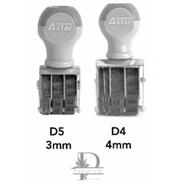 Astar Dater Stamp (3mm/4mm/5mm) / Cop Tarikh / Date Stamp | Shopee Malaysia