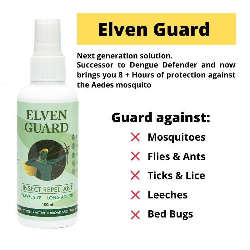 Elven Guard Insect Repellent 100ml Spray-protection against mosquitoes ...