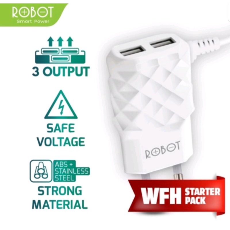 Rt-k5 ROBOT CHARGER // RT-K9 // RT-K7 With Cable 3 Devices 2.1 CES ...