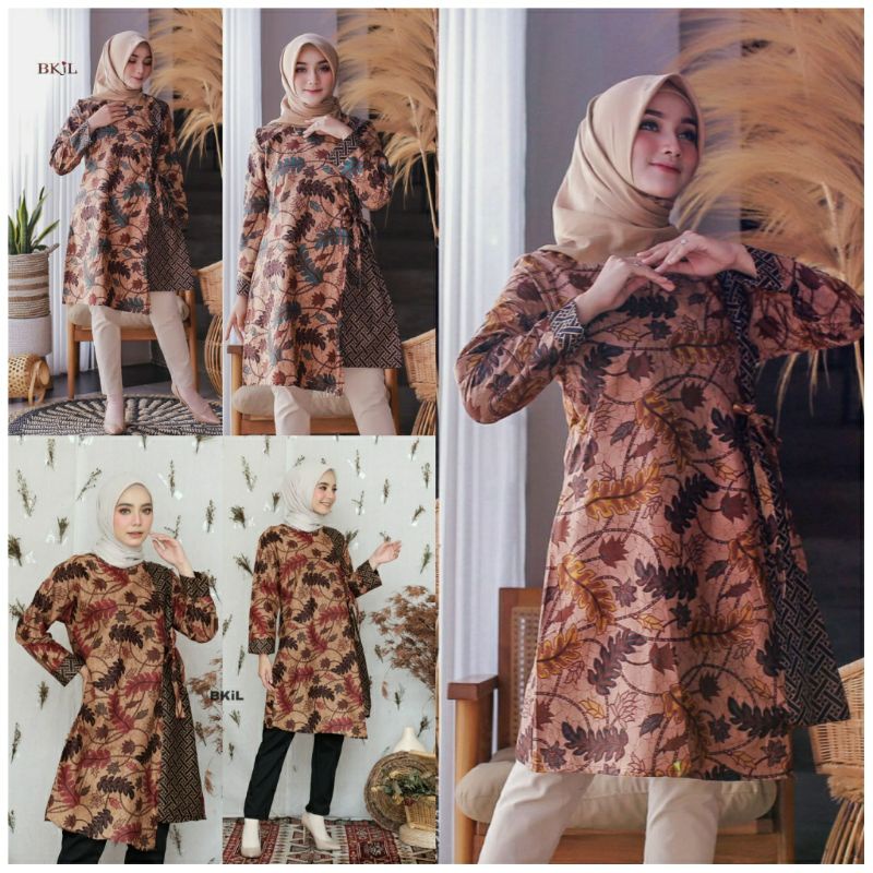 Bestseller Batik Tunic Clothes Sizes M, L, XL, And XXL College Clothes ...