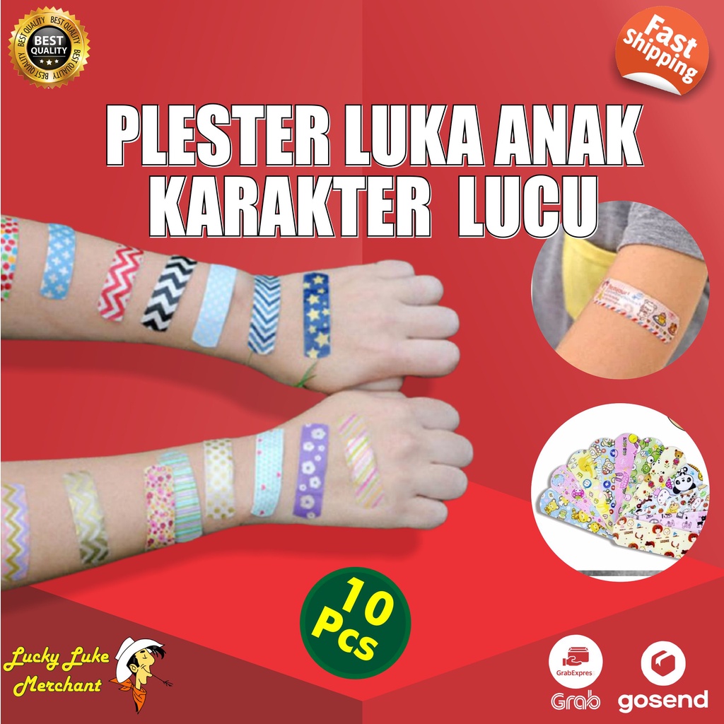 Korean Children's Plaster with Cute Character Motifs Kids Plaster for ...