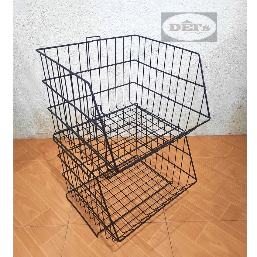 [42 CM] Stackable Wire Basket | Chip Rack Display | Multipurpose ...