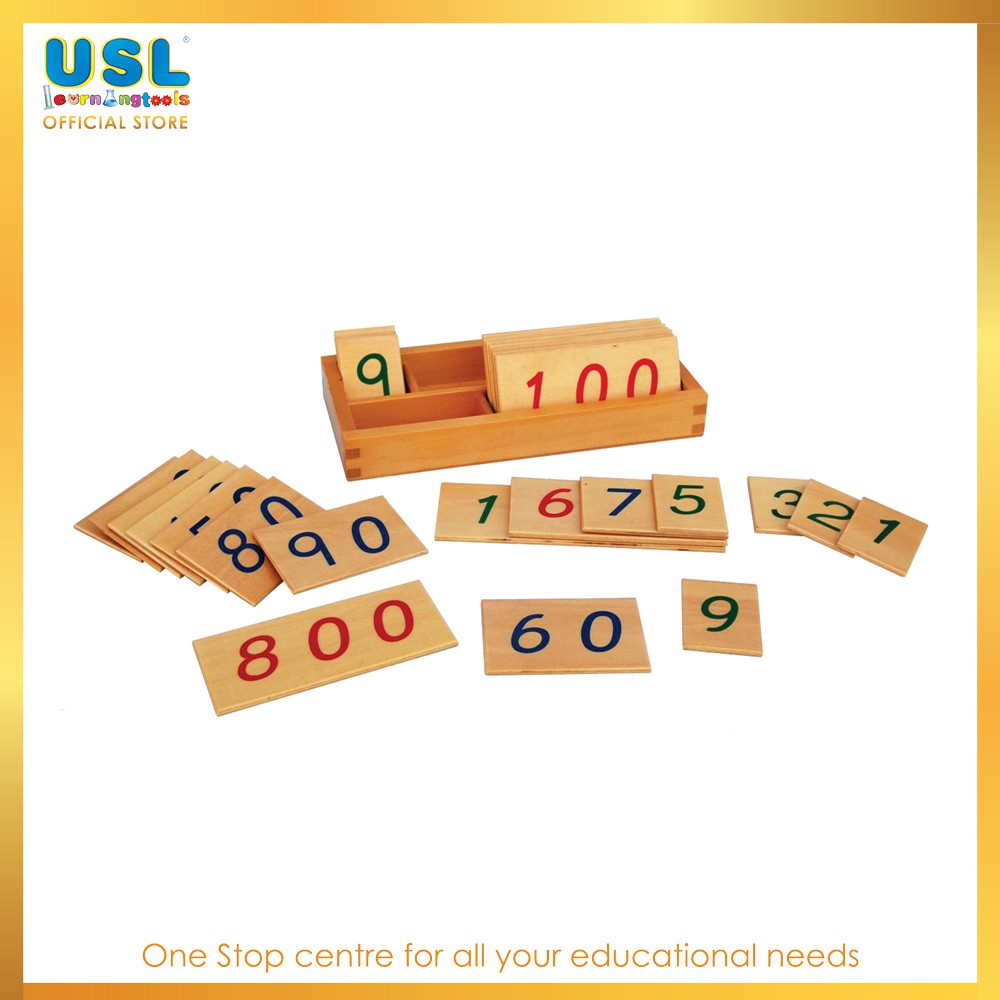 1-1000 Large Wooden Number Cards - Mathematic | Shopee Malaysia