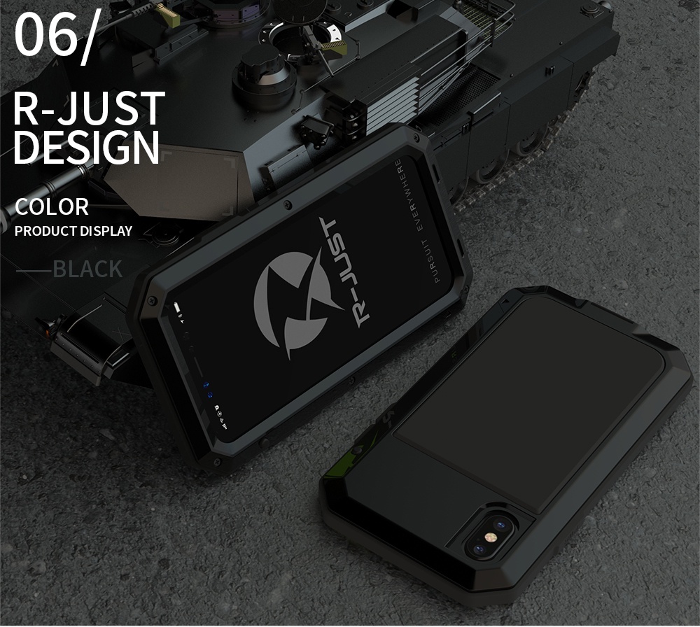 360 Full Protective waterproof Shockproof armor phone Case for iPhone ...