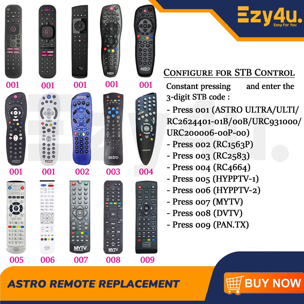 𝗔𝗦𝗧𝗥𝗢 𝗨𝗟𝗧𝗥𝗔 𝗥𝗘𝗠𝗢𝗧𝗘 𝗖𝗢𝗡𝗧𝗥𝗢𝗟 Replacement 15 in 1 Compatible for All Model ...