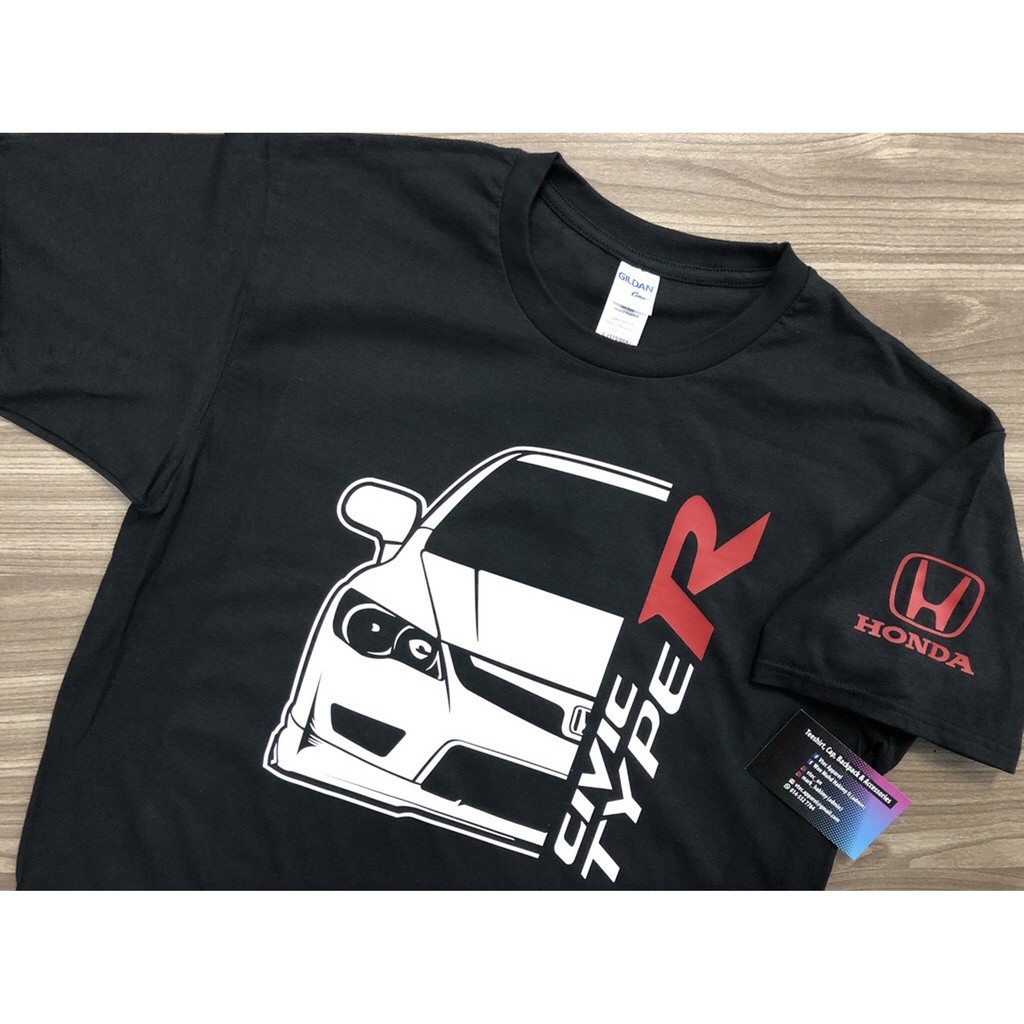 Honda Civic FD FD2R TYPE R *FRONT (Black Tshirt) | Shopee Malaysia