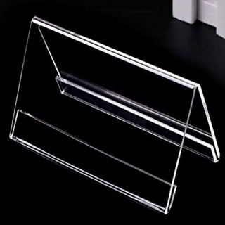 Desk label Acrylic V shape display Office Business Restaurant Price ...